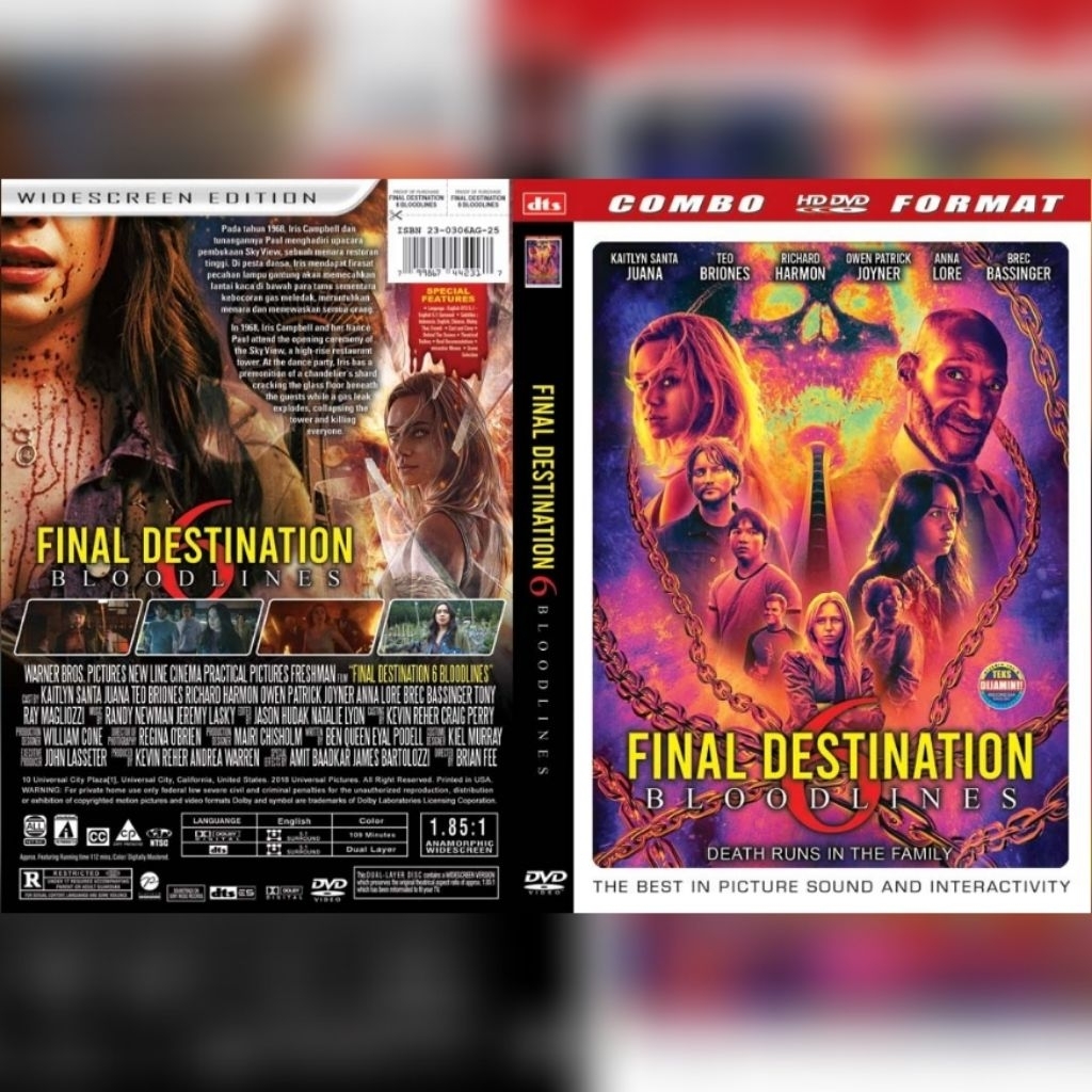 Jual kaset film FINAL DESTINATION BLOODLINES (2025 ) - Terbaru - HD ...