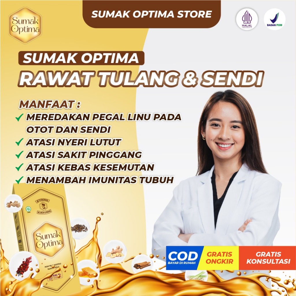Jual Sumak Optima - Madu Sumak Optima Atasi Pegal Linu Dan Nyeri Sendi ...