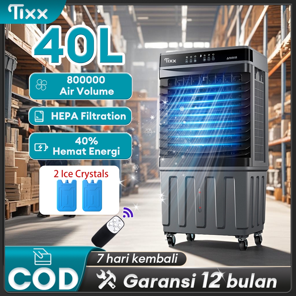 Jual TIXX Air Cooler Kipas Angin Pendingin Remote Pengaturan Dengan 3 ...