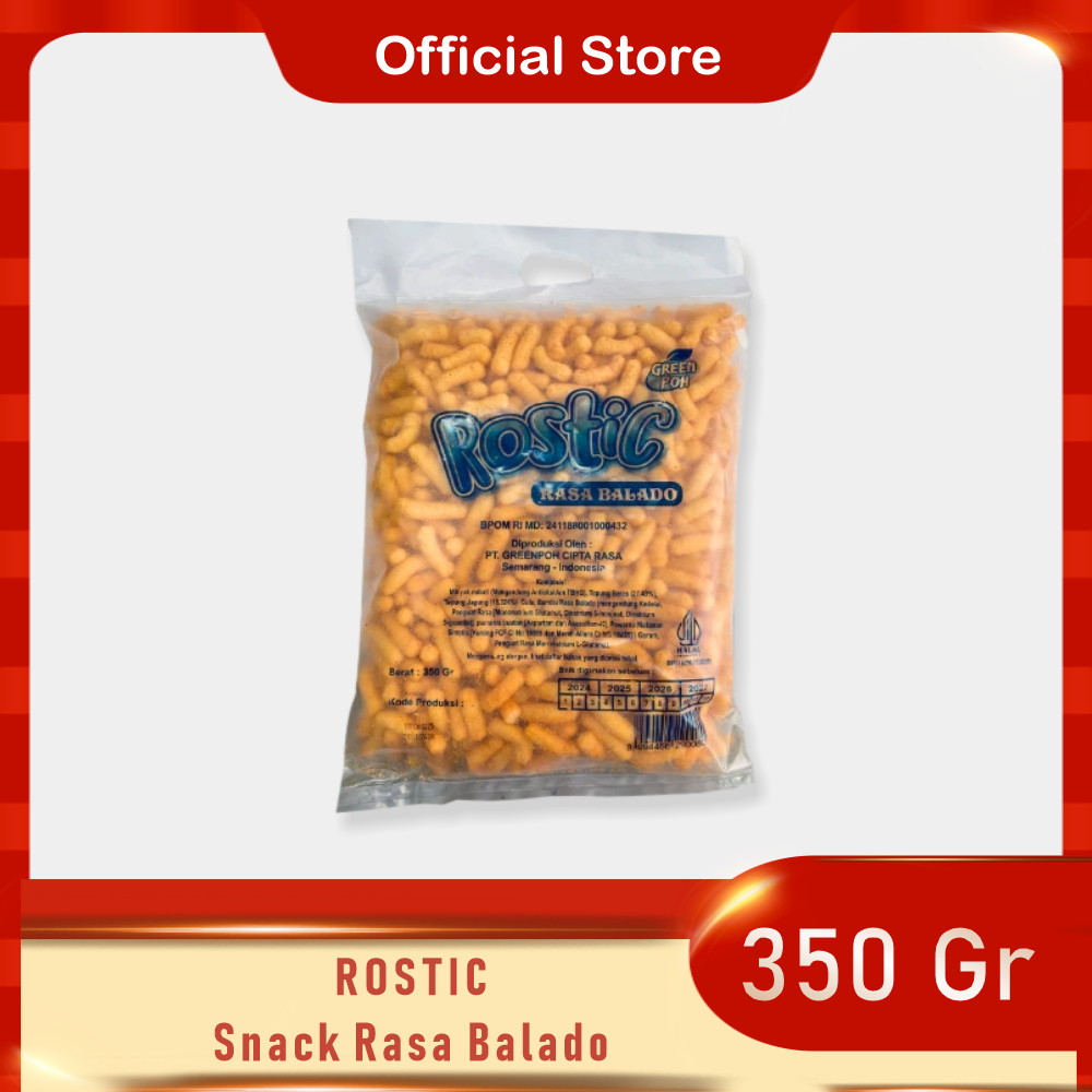 Jual Makanan Ringan Rostic Snack Rasa Balado 350gr | Shopee Indonesia