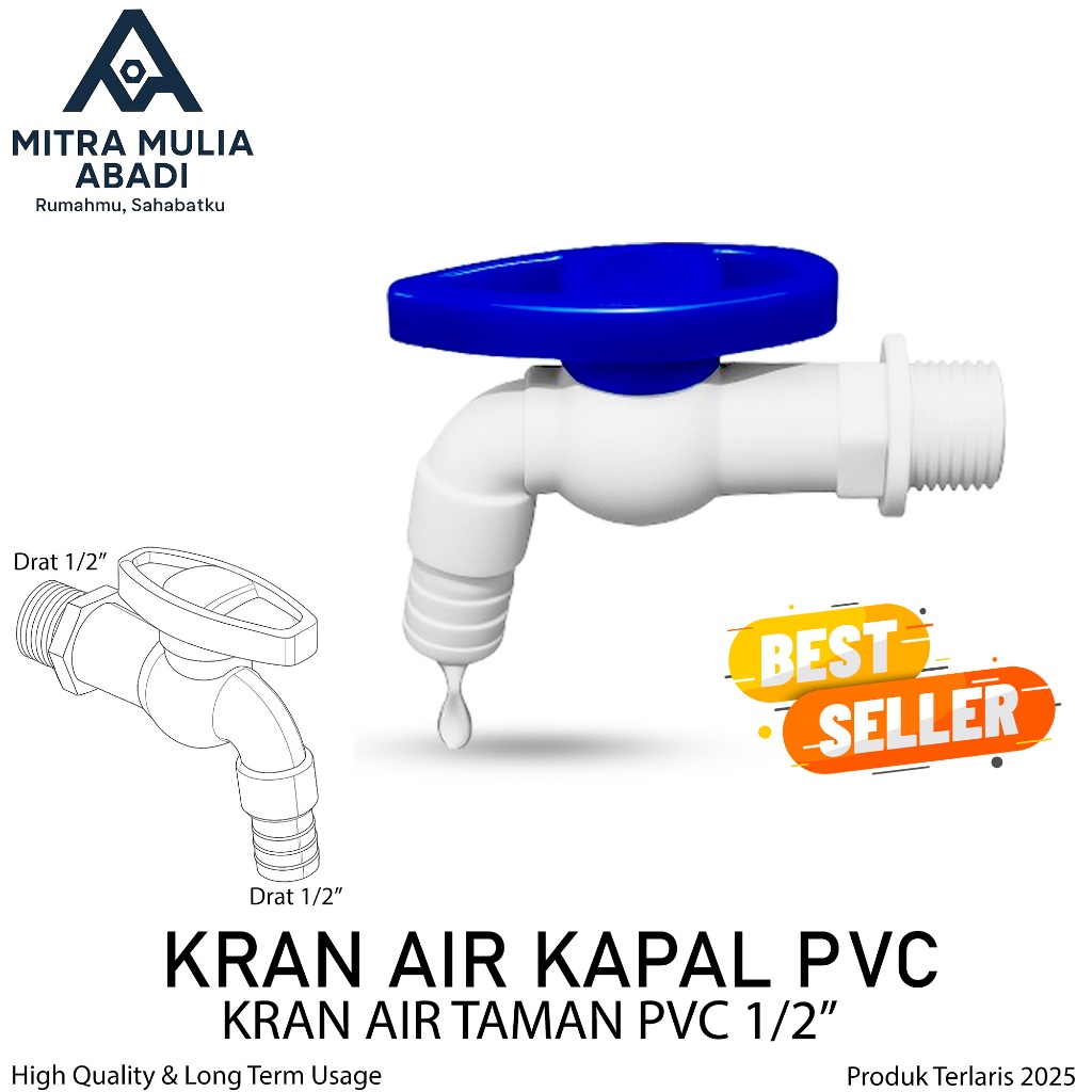 Jual Kran Air Pvc 1/2 KERAN TAMAN TEMBOK - Kran Air Taman Pvc | Shopee ...