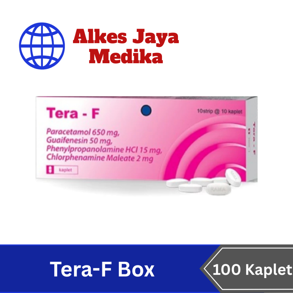 Jual Tera - F Box Isi 100 Tablet - Obat Demam & Bersin - Bersin ...