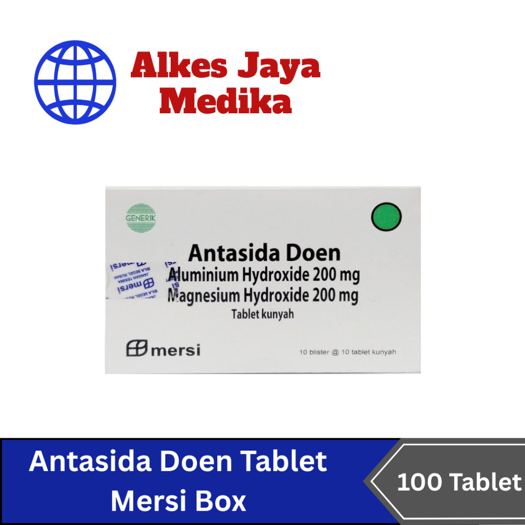 Jual Antasida Doen Tablet Box Isi 100 Tablet - Obat Maag | Shopee Indonesia