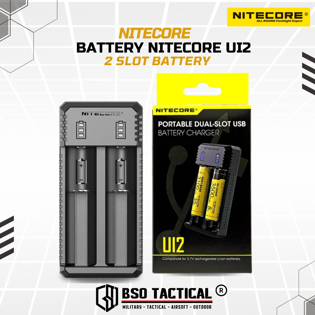 Jual Charger Battery Nitecore UI2 Universal 2 Slot Portable | Shopee Indonesia