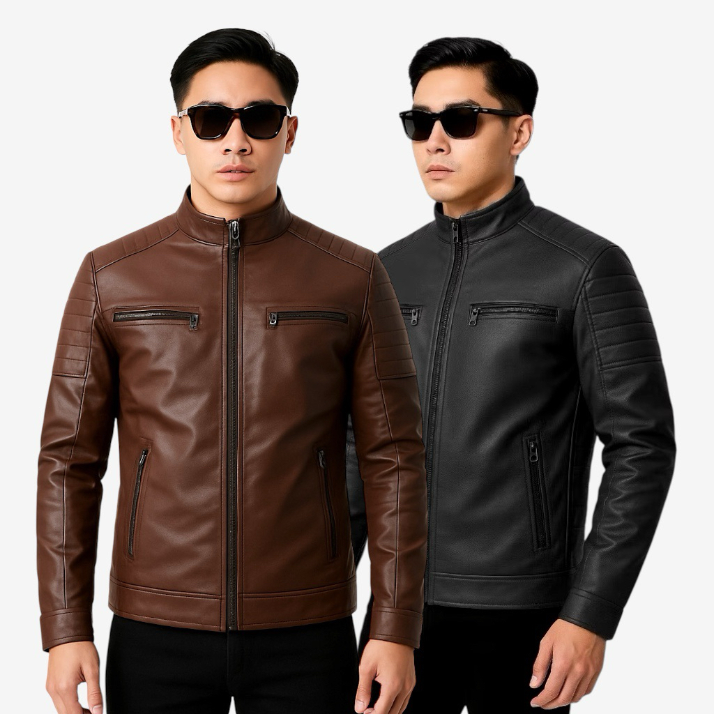 Jual Jaket Motor Kulit Pria Anti Air dan Angin Model Cruz Racing ...