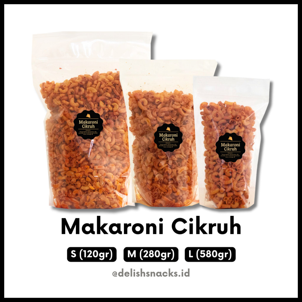 Jual [DELISH SNACKS] Makaroni Cikruh / Snack Cemilan Camilan Jajanan ...