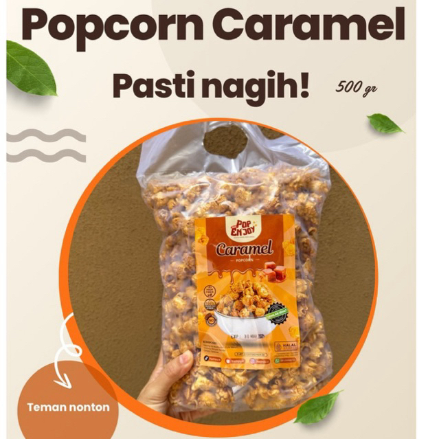 Jual Popcorn Caramel | Popcorn Asin 500 gr mirip xxi enak dan murah ...