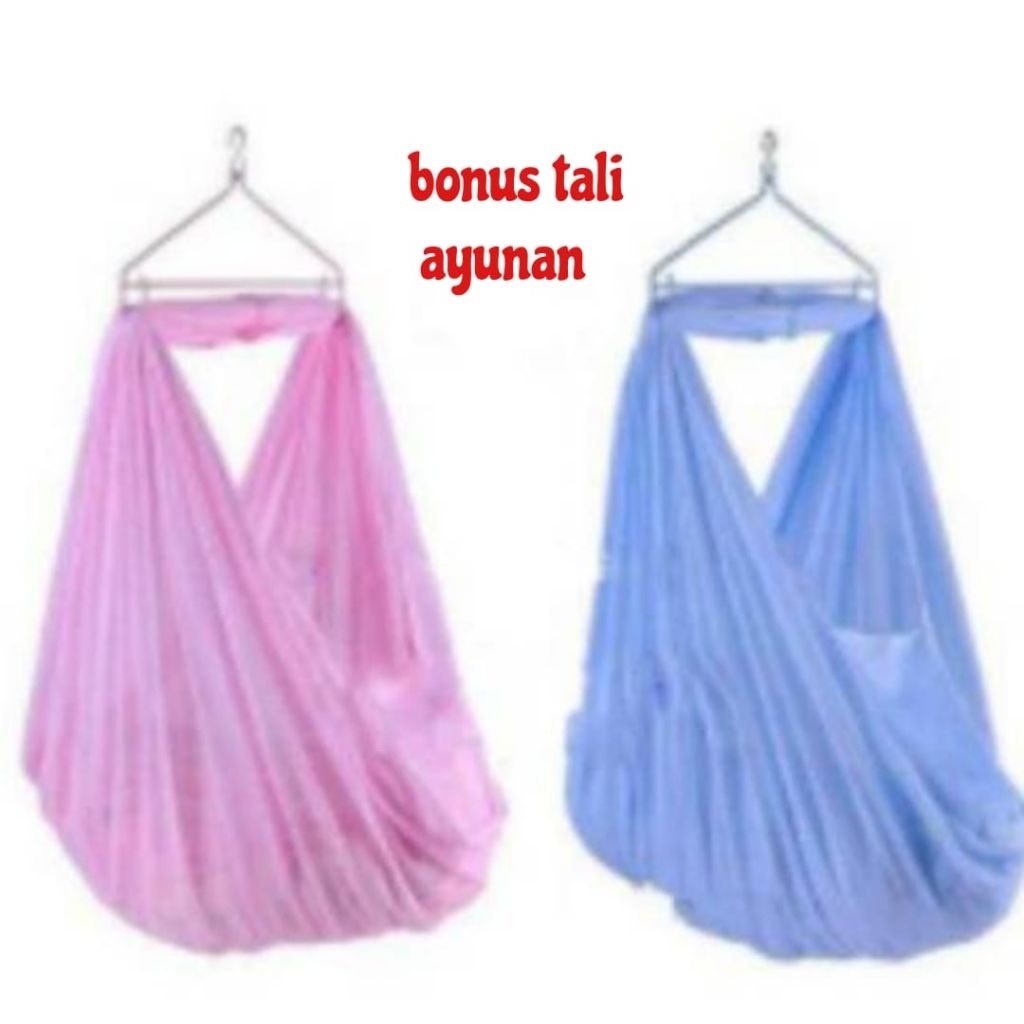 Jual Kain ayunan sarung ayunan jala jumbo..bonus tali ayunan.. | Shopee ...