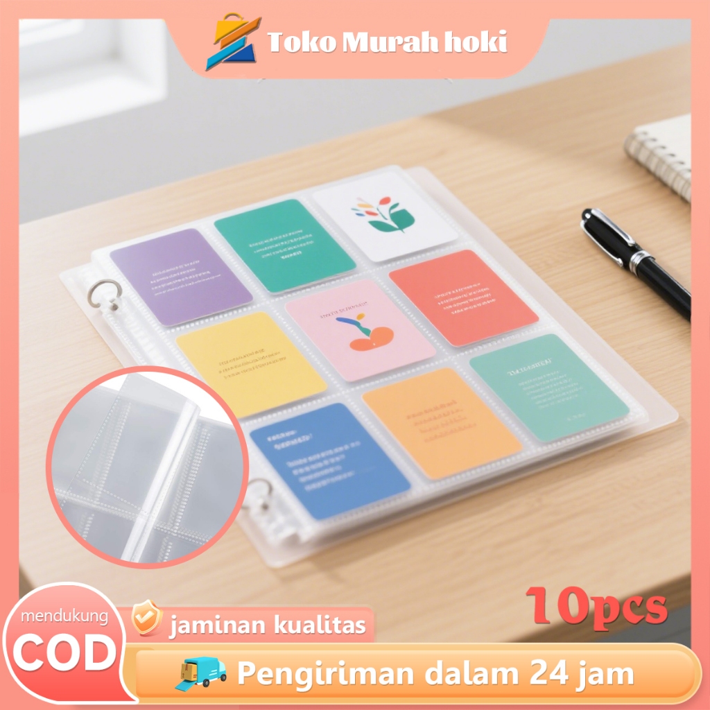 Jual Binder Sleeve 10pcs 9P Size A4 Clear Sleeve Tempat Foto Idol ...