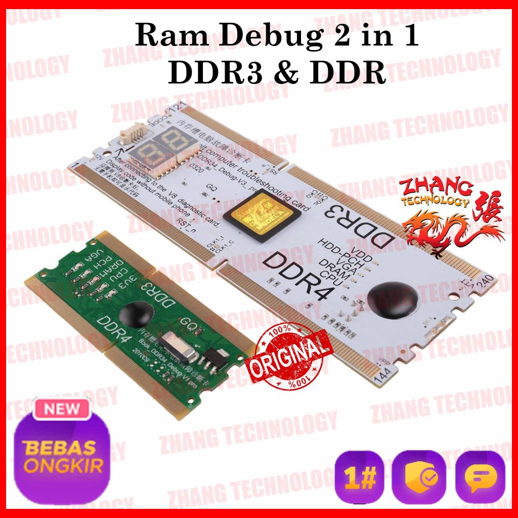Jual Alat Tester Test Card Slot Memory Ram Ddr3 Ddr4 Ddr 3 4 Sodim 9266