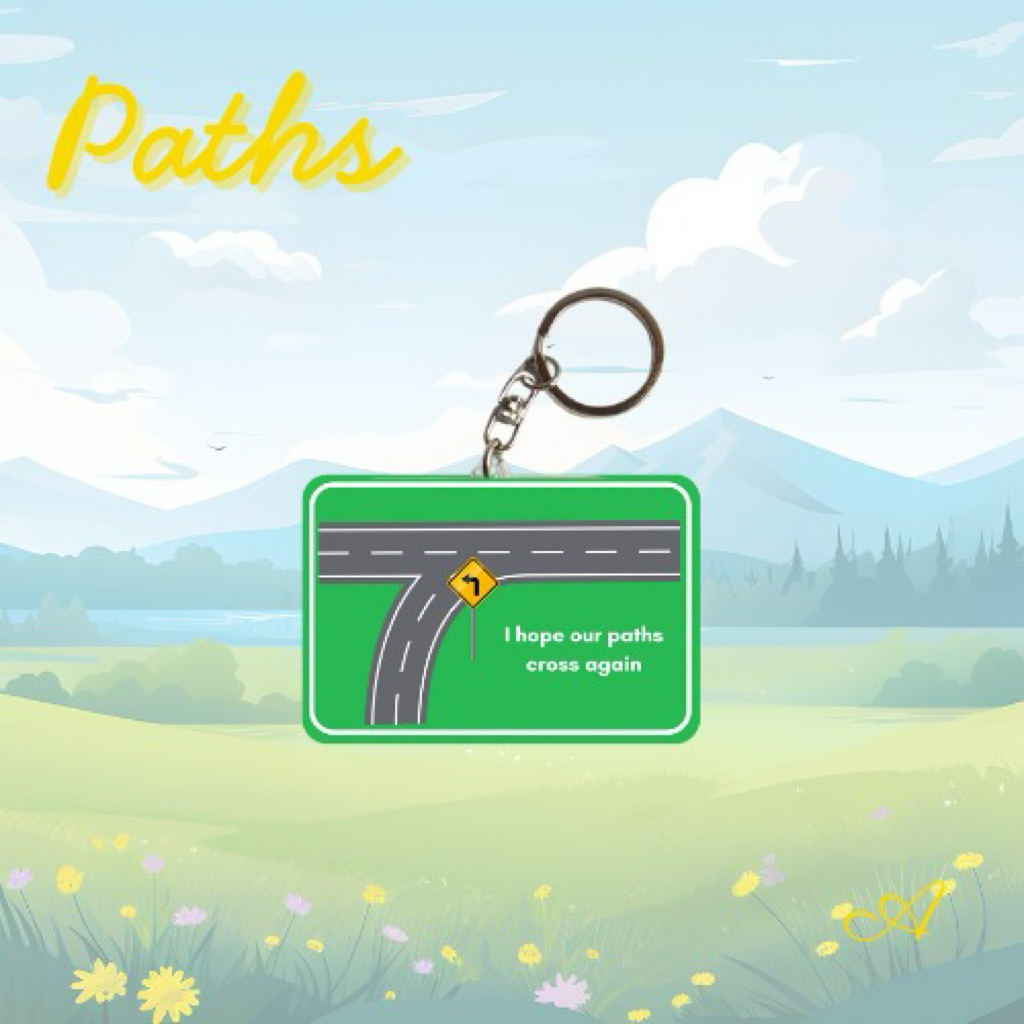 Jual Aerie Studios - NIKI Acrylic Lyrics Keychain "Paths" | Shopee Indonesia