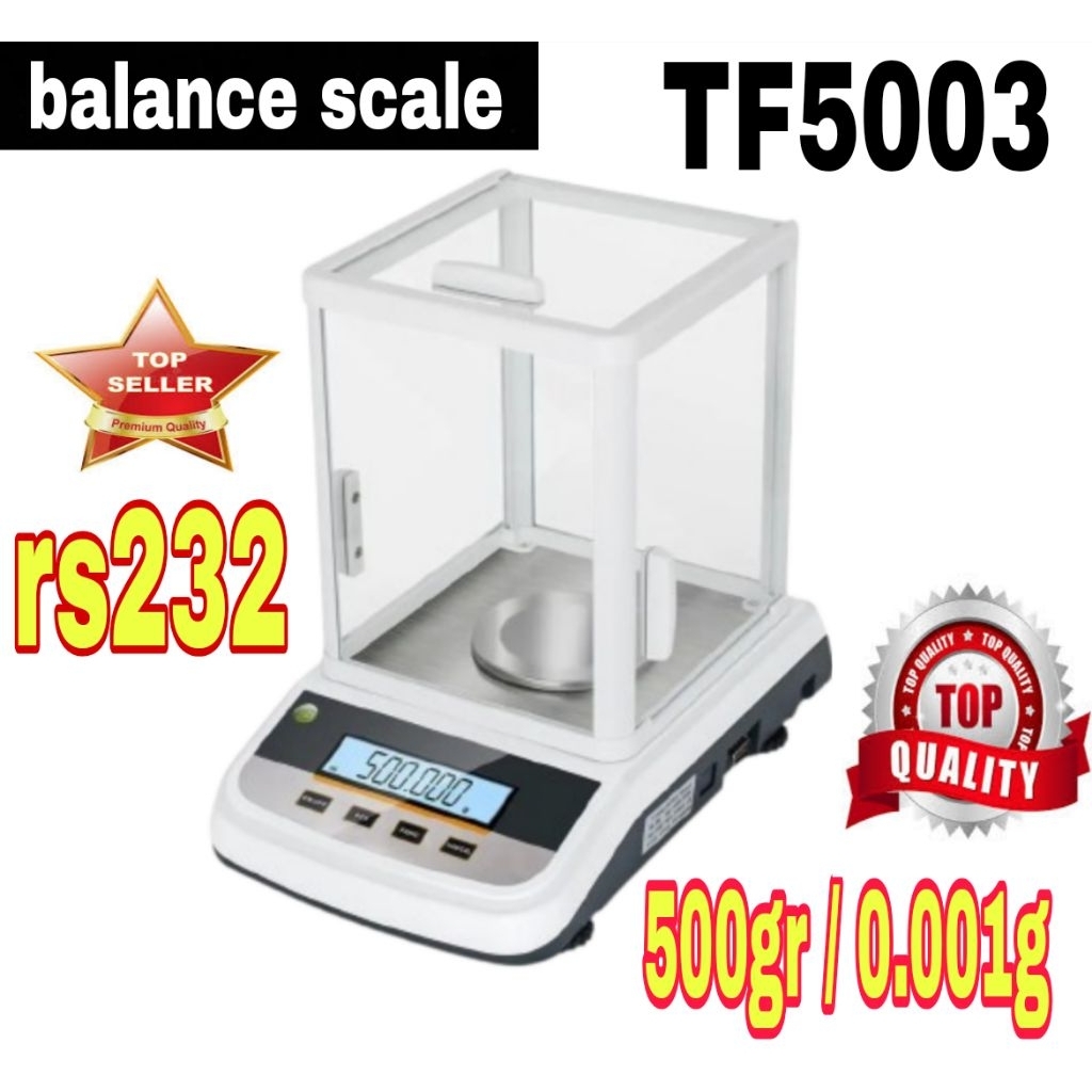 Jual Timbangan digital 500gr 0.001g 1mg timbangan analitik lab 1mg 500gr timbangan emas obat 0 ...