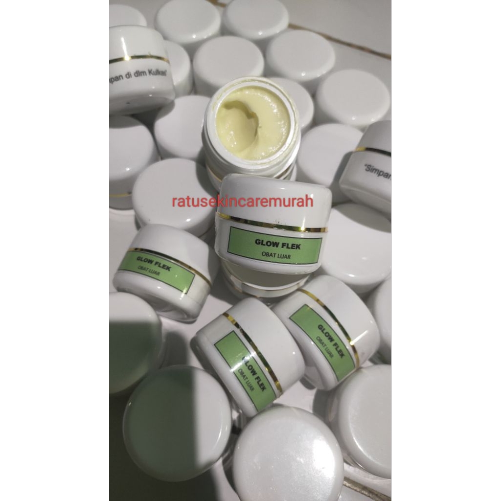 Jual glow flek label hijau simpan di kulkas original glow flek cream ...