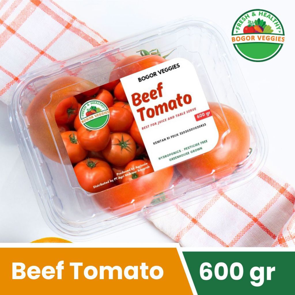 Jual Tomat Beef 600gr Bogor Veggies | Shopee Indonesia