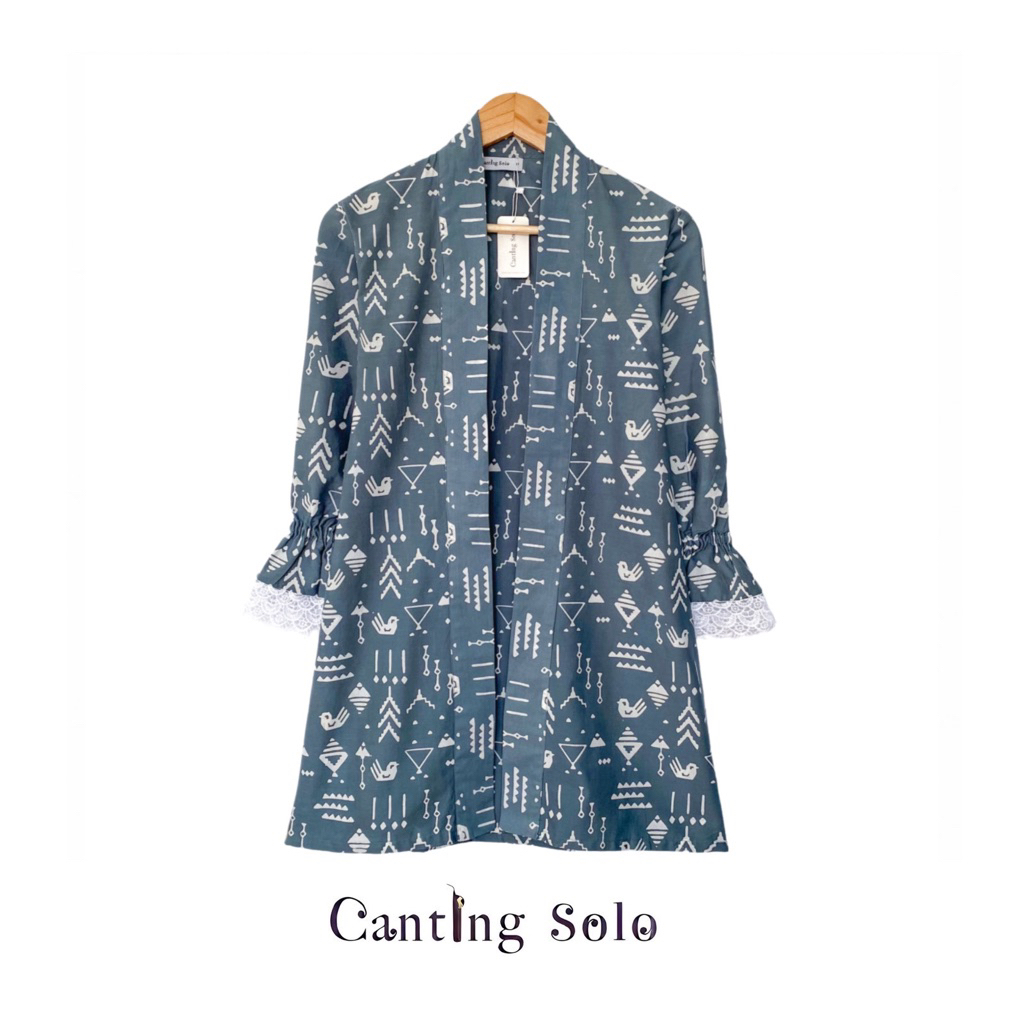 Jual Batik Khanza Outer Batik Kerja Kantor, Batik Formal Daily Wanita ...