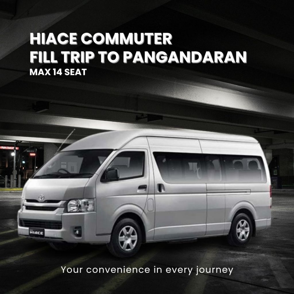 Jual PROMO HARGA SPECIAL - SEWA HIACE COMMUTER 13 SEAT - PANGANDARAN ...