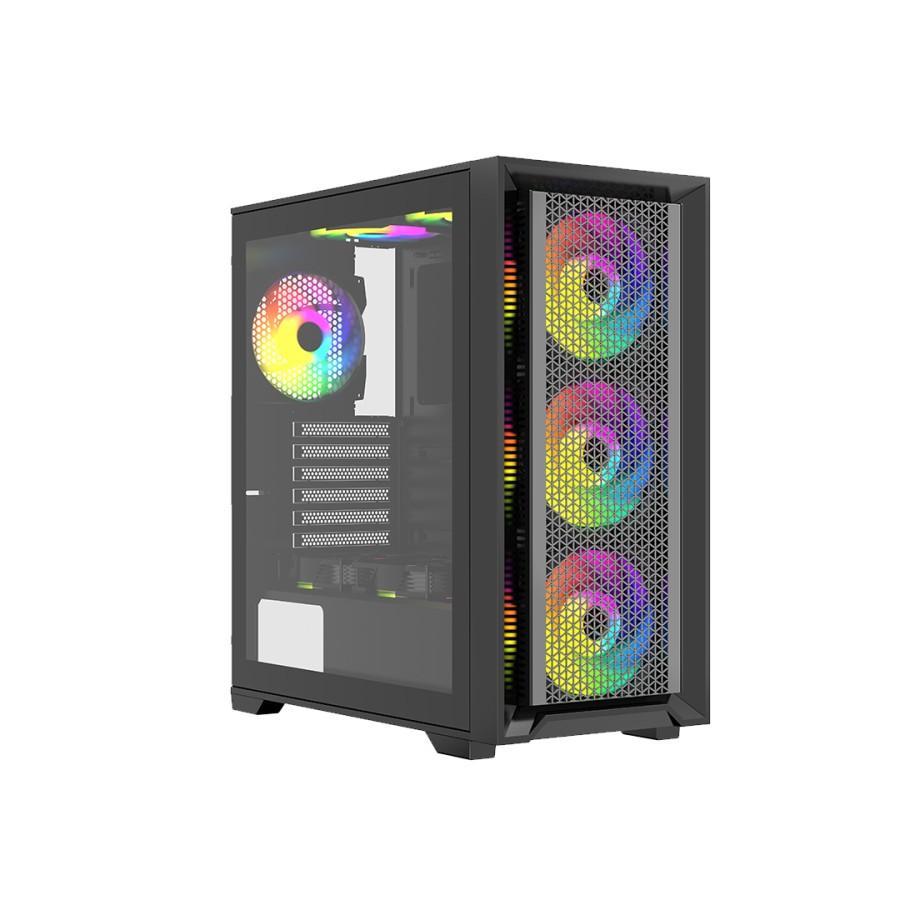 Jual Casing PC Gaming / PC Case VenomRX AEGON BLACK ATX - No PSU ...