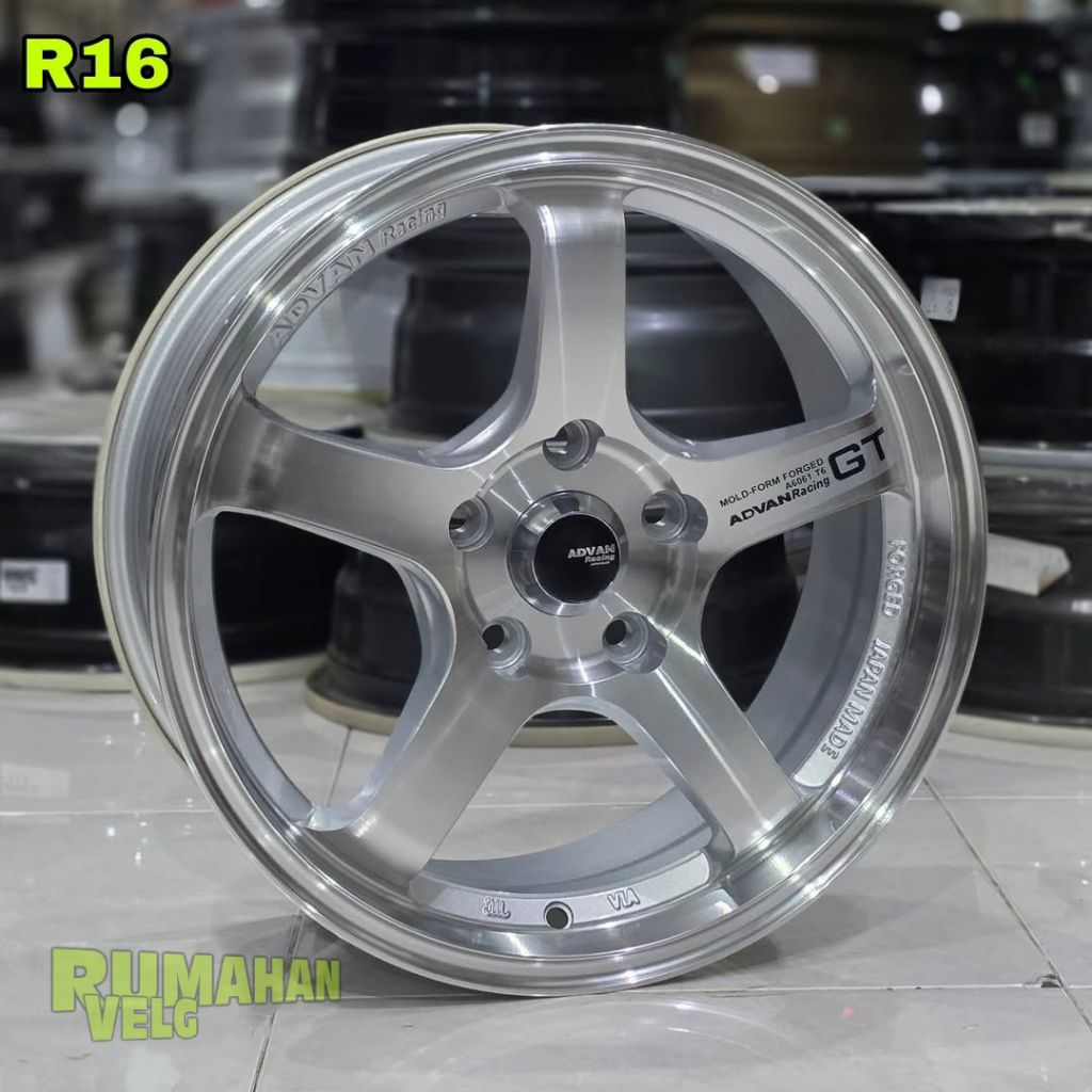 Jual velg mobil ring 16 velg ADVAN GT r16 LEBAR 7 ET 40 velg racing r16 ...