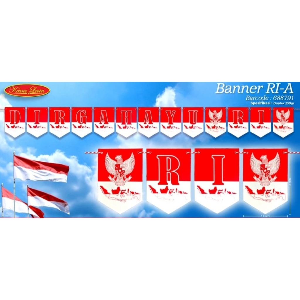 Jual Banner bendera merah putih Dirgahayu RI | Shopee Indonesia