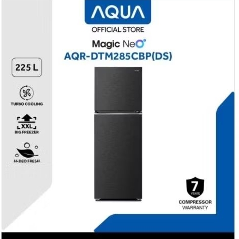 Jual KULKAS AQUA 2 PINTU AQR-DTM285CBP(DS) | Shopee Indonesia