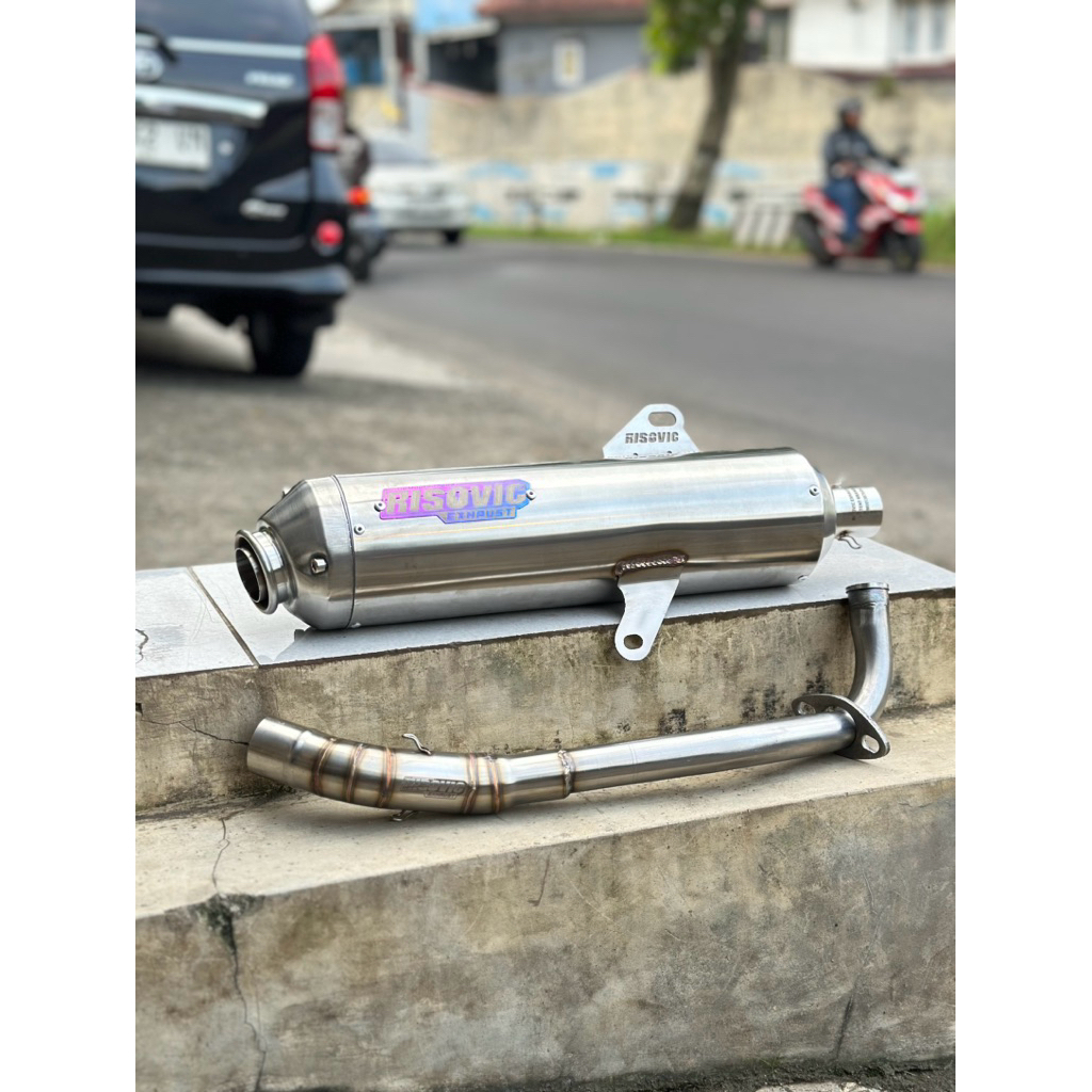 Jual KNALPOT STANDAR RACING RISOVIC VARIO AEROX NMAX LEXI STYLO FILANO ...