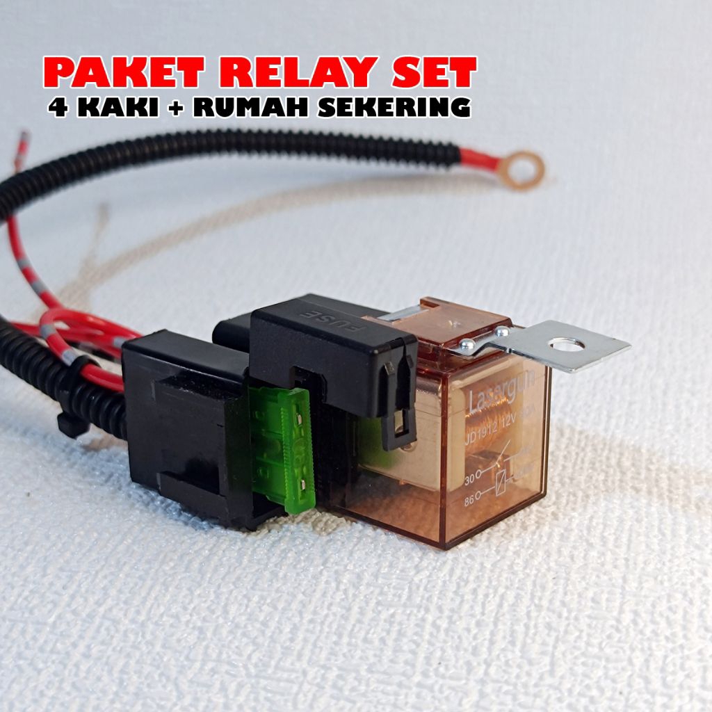 Jual Kabel Relay set sekring untuk lampu klakson 12 volt | Shopee Indonesia