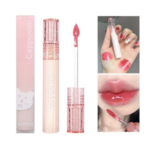 Jual CAPPUVINI PINK BEAR JELLY LIP CREAM | Shopee Indonesia