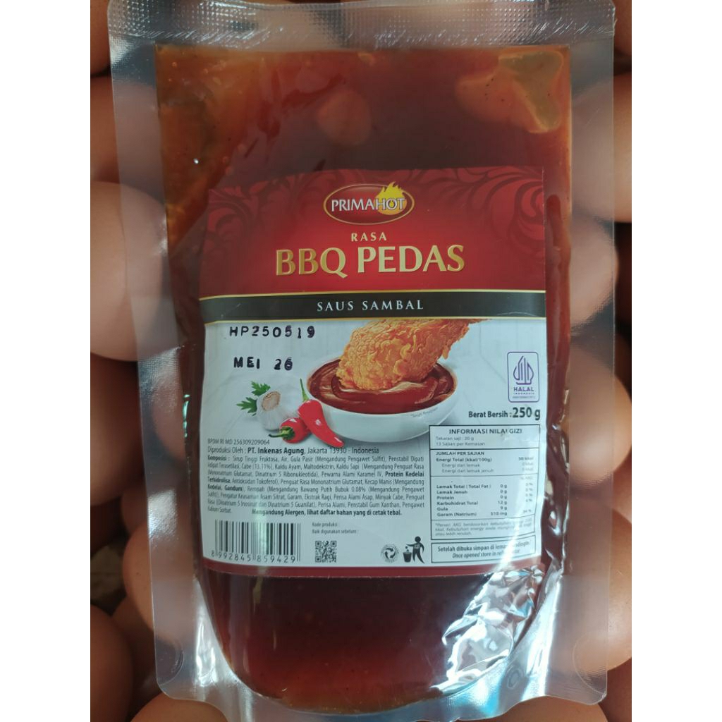 Jual saus barbeque hot prima agung saus bbq hot 250gr | Shopee Indonesia