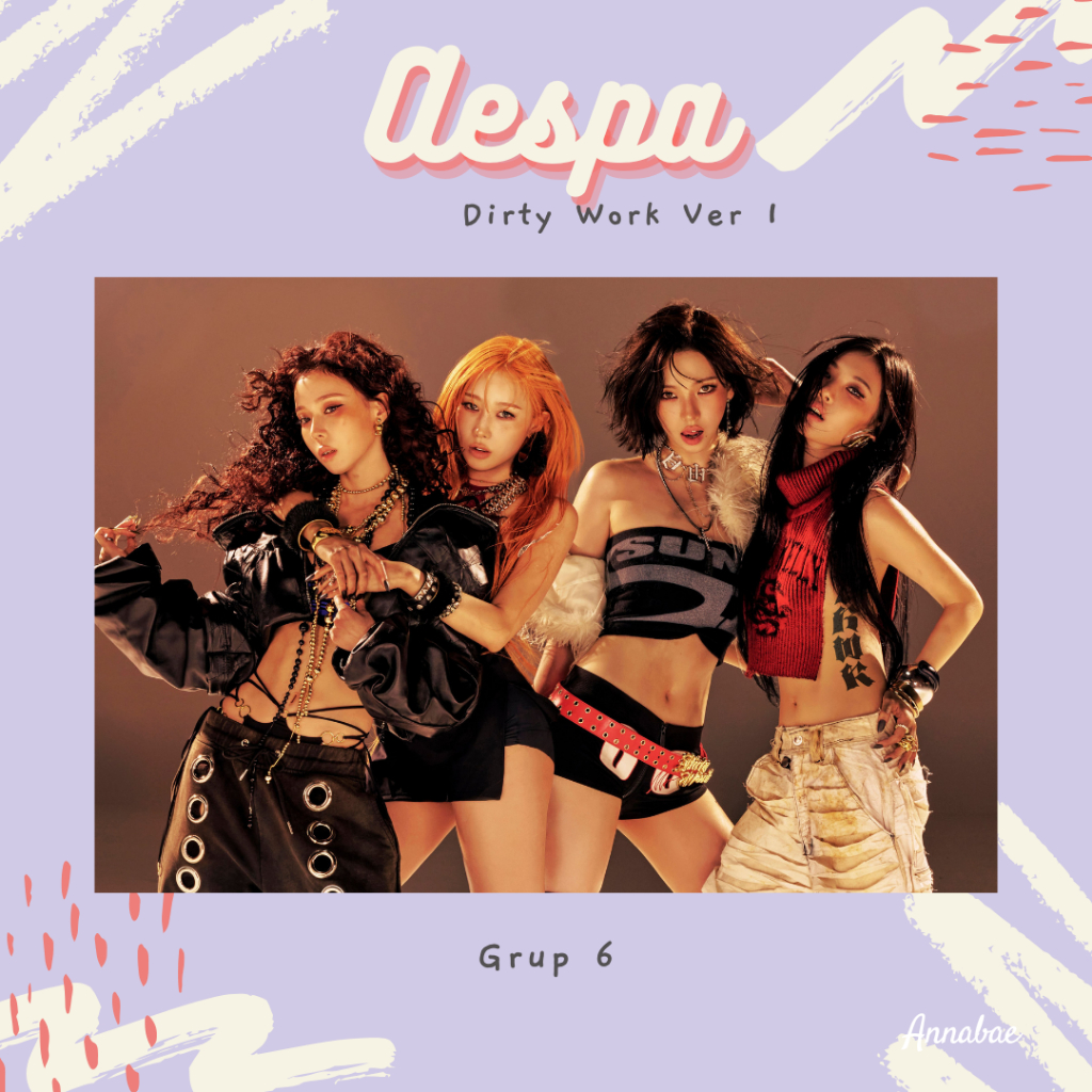 Jual Poster Aeespa Dirty Work Ver 1 Dirt Worker (PART 2) | Shopee Indonesia