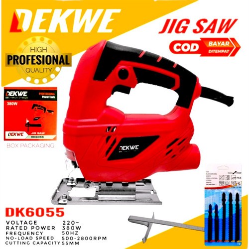 Jual MESIN JIGSAW DEKWE GERGAJI UKIR KAYU POTONG TRIPLEK DK6055 MODEL ...