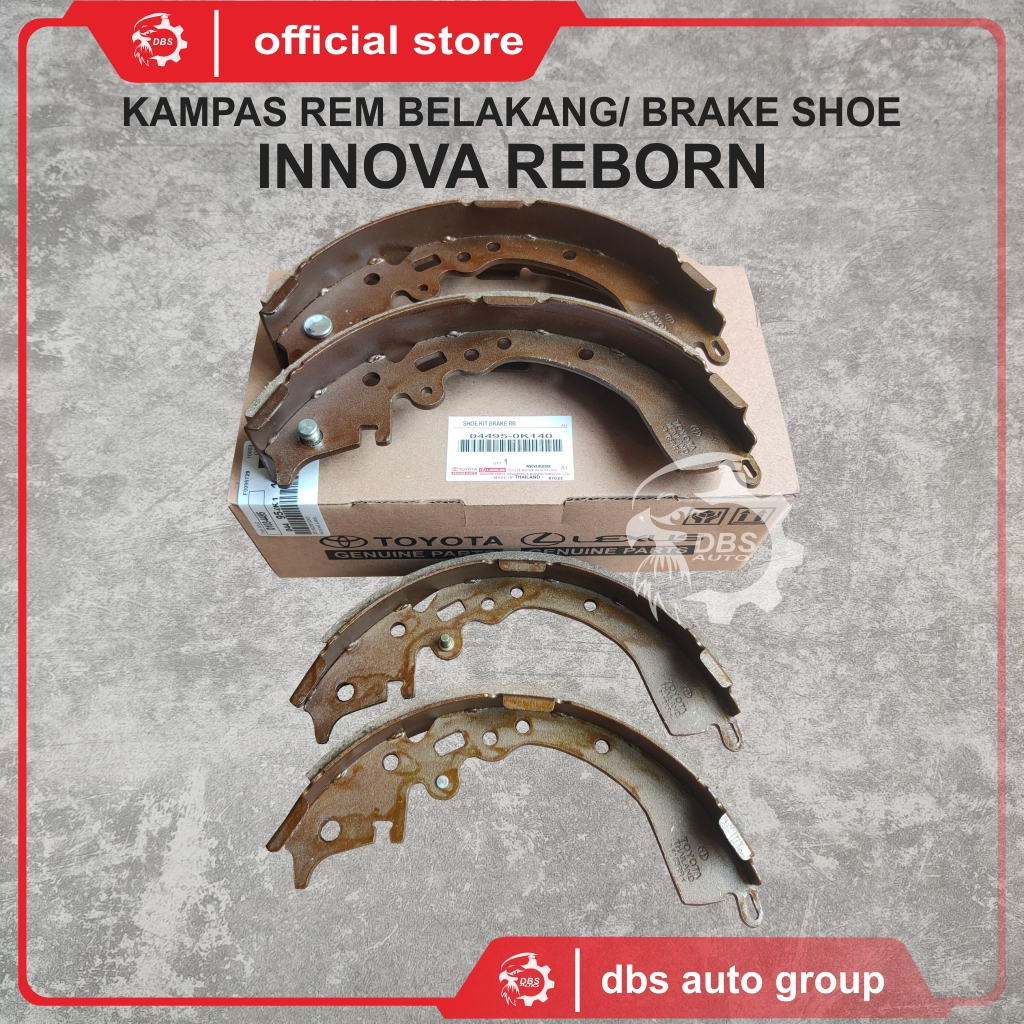 Jual Kampas Rem Belakang - Brake Shoe Toyota Innova Reborn - Hilux Revo ...
