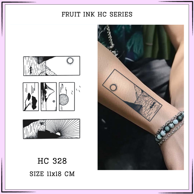 Jual Motify Premium Tattoo Temporary HC-328 Fruit Ink Tato Temporer ...