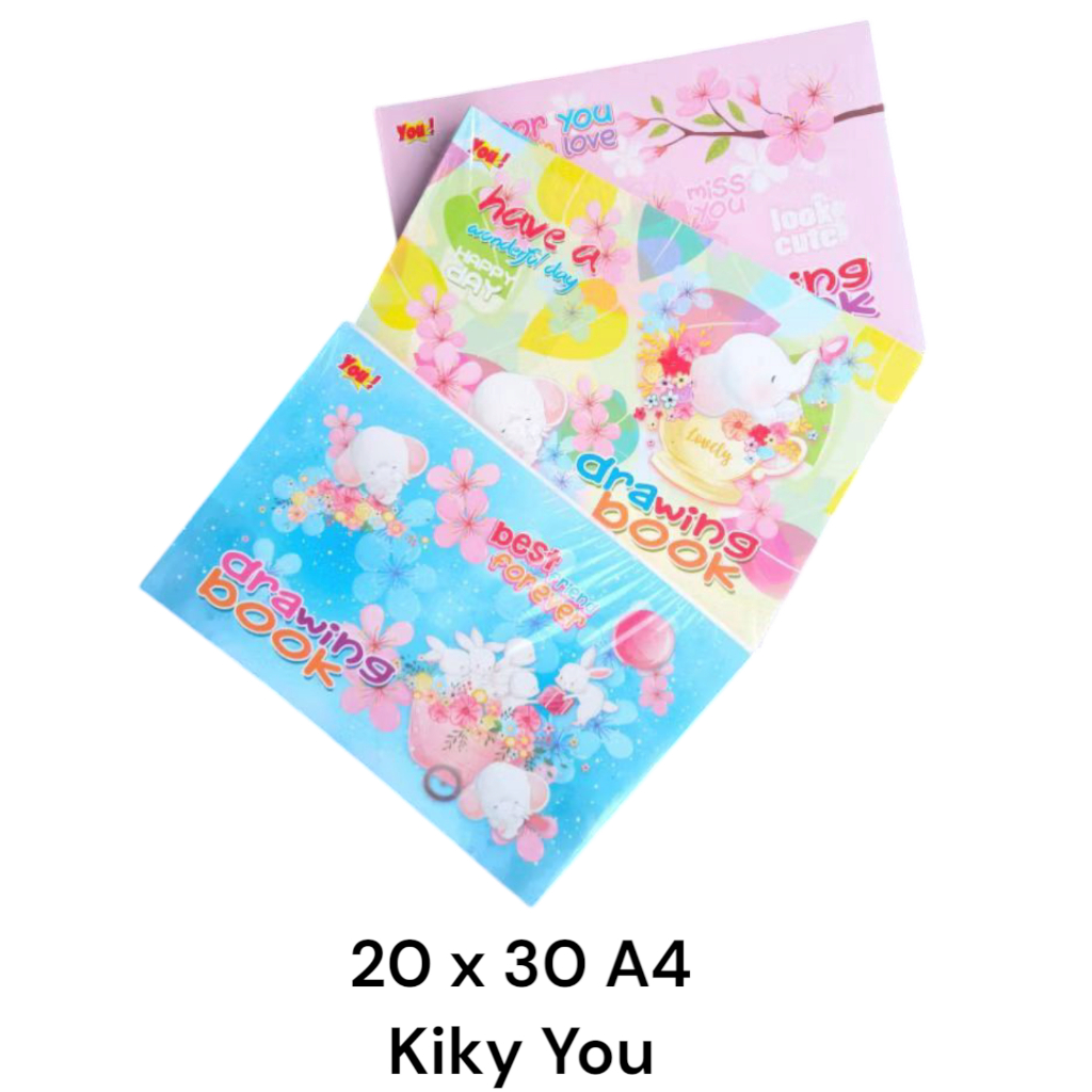 Jual Buku Gambar Kiky You A4 Cover lucu (5pcs) | Shopee Indonesia