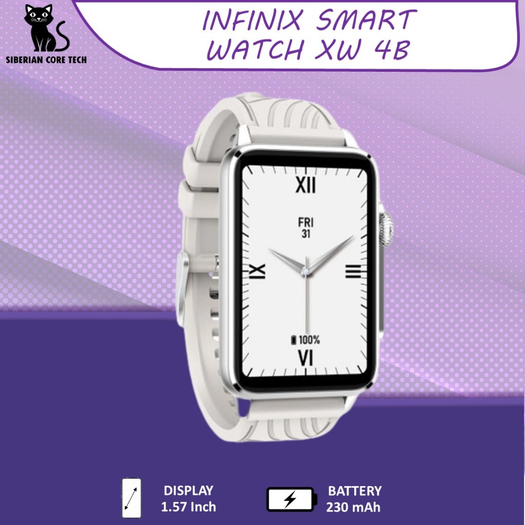 Jual INFINIX SMART WATCH XW 4B SILVER | GARANSI RESMI | Shopee Indonesia