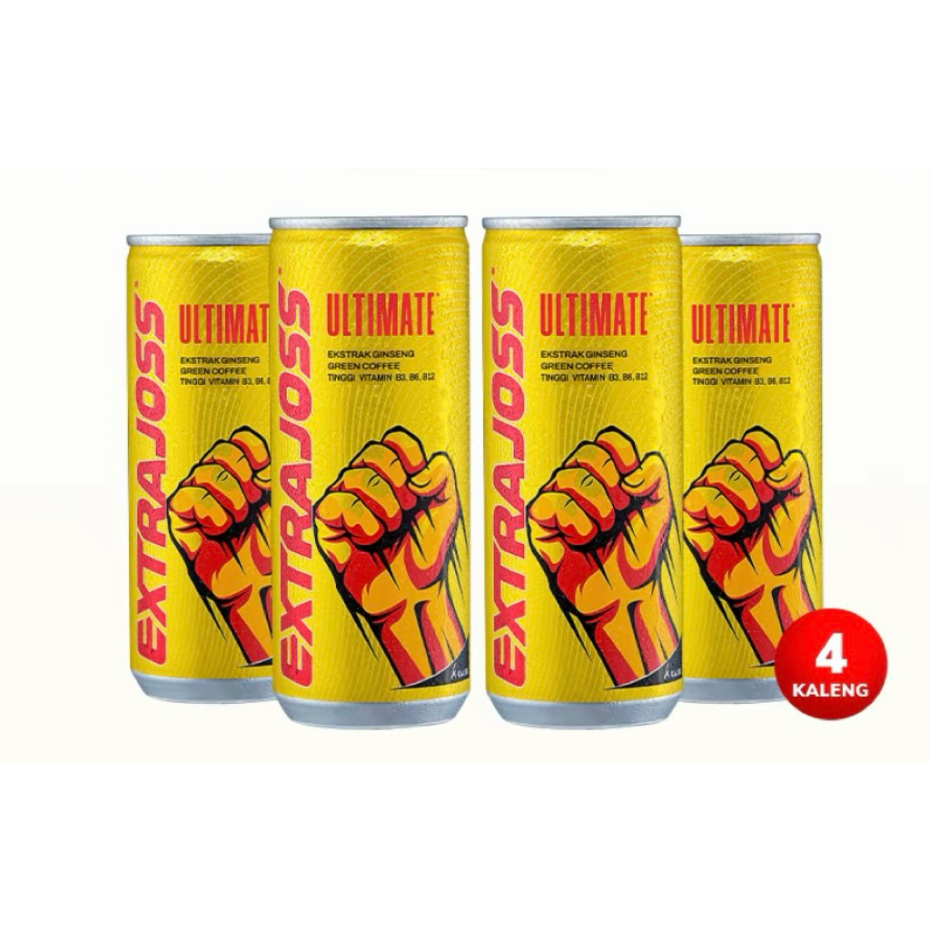 Jual ( PAKET HEMAT) EXTRA JOSS ULTIMATE kaleng - 4 pcs | Shopee Indonesia