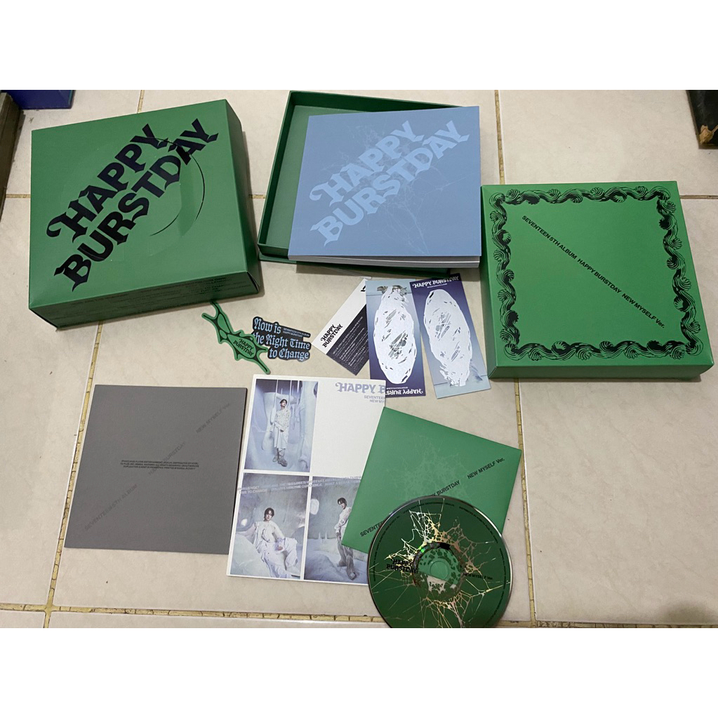 Jual SEVENTEEN HAPPY BURSTDAY — NEW MYSELF OFFICIAL ALBUM ONLY MINUS PHOTOCARD (DAPAT SEMUA ...