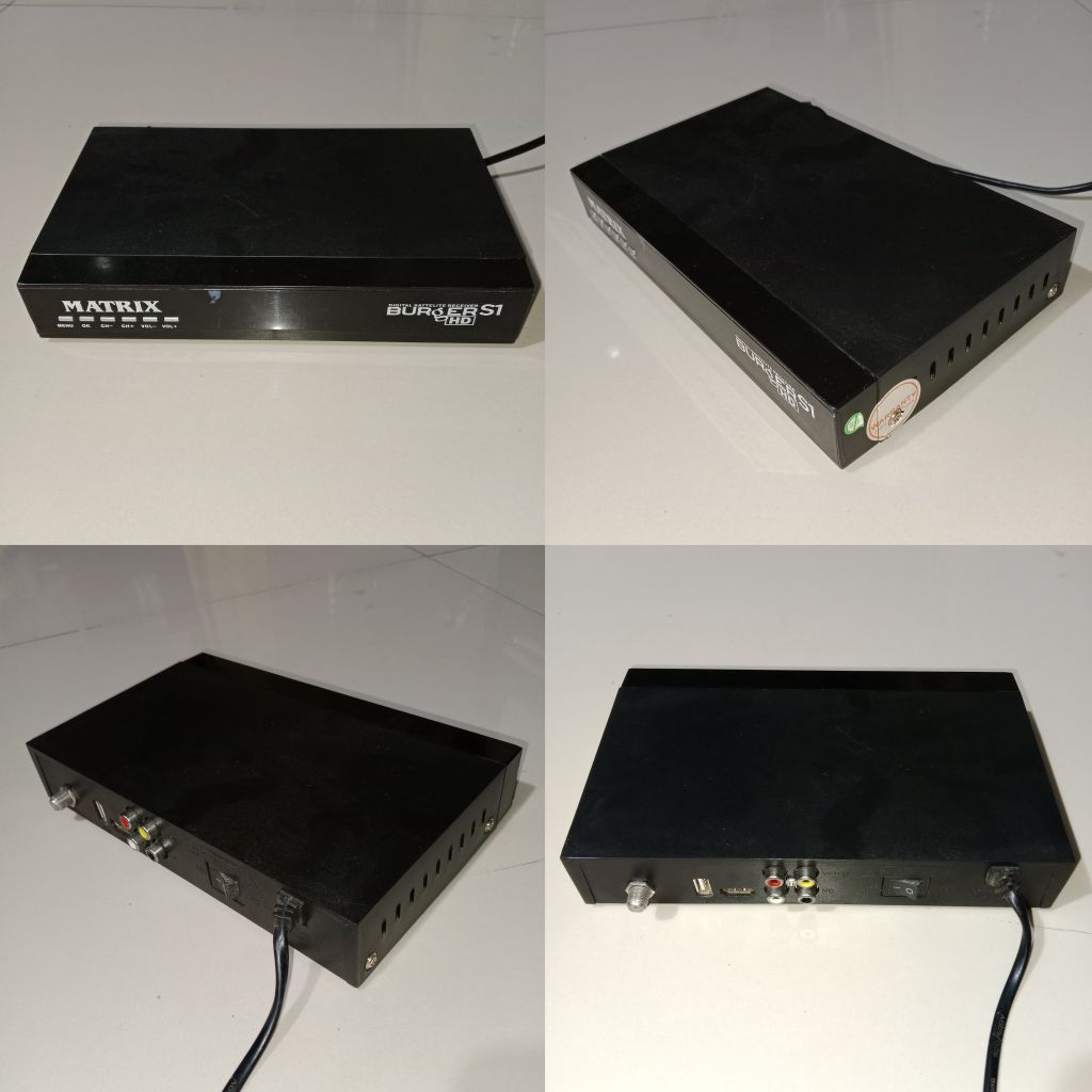 Jual Receiver bekas pakai Parabola Rx Matrix Burger S1 Full HD bisa ...