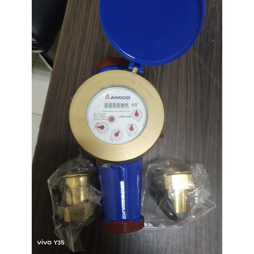 Jual meteran Air merek AMICO size:1, 5 inch dn:40mm | Shopee Indonesia