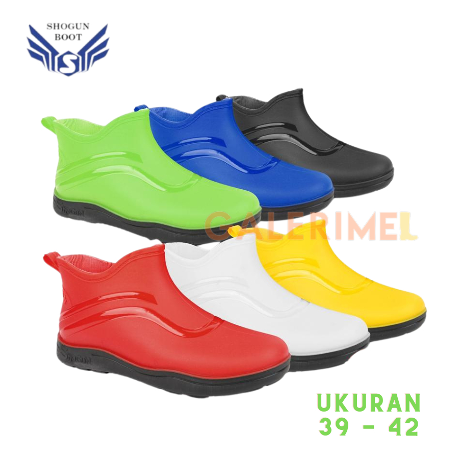 Jual Sepatu Boot Pendek Shogun OPTIMA Hitam Kuning Merah Biru Putih ...