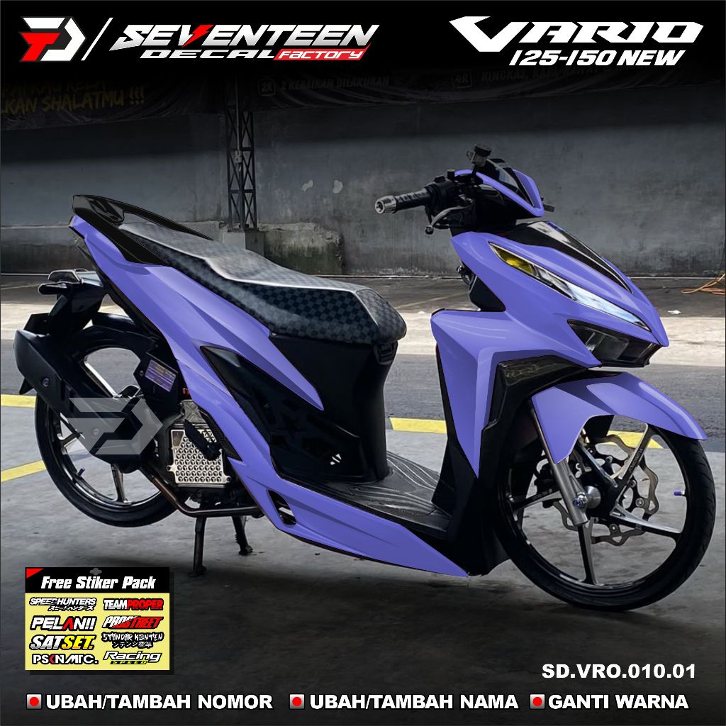 Jual (COD) Decal Sticker Honda Vario New 125 150 Full body - Stiker ...