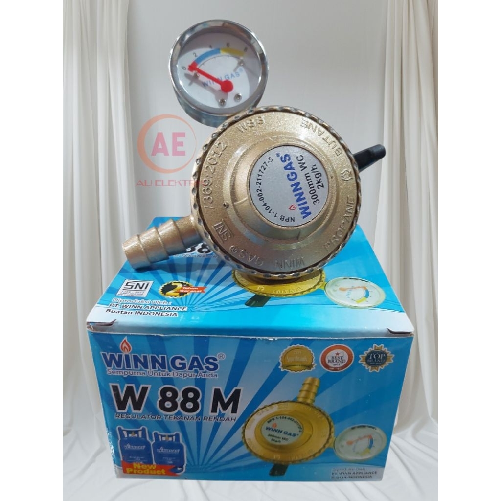 Jual Regulator Winn Gas Meteran Tekanan Rendah Garansi Win Gas - SNI ...