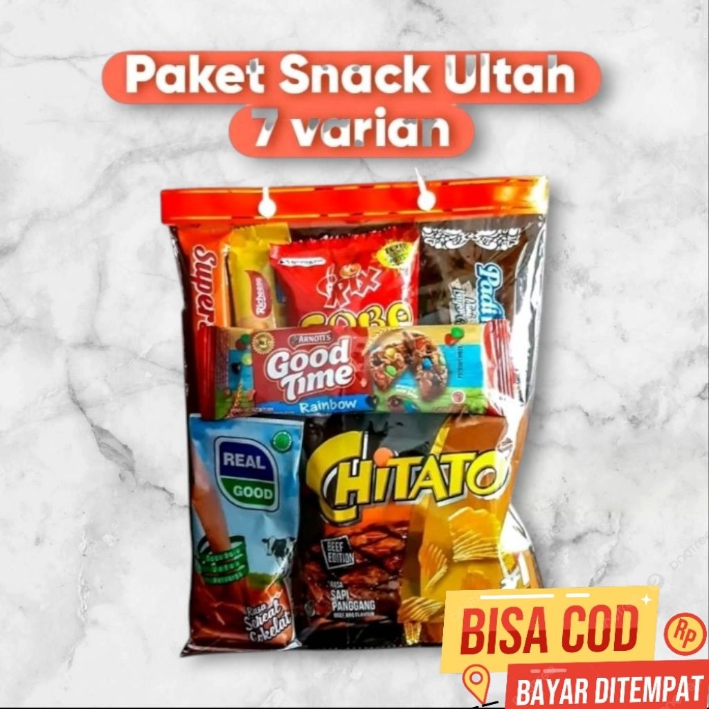 Jual PAKET 1 BUNGKUS SNACK ULANG TAHUN ANAK TERLARIS (7 VARIAN) HADIAH ...