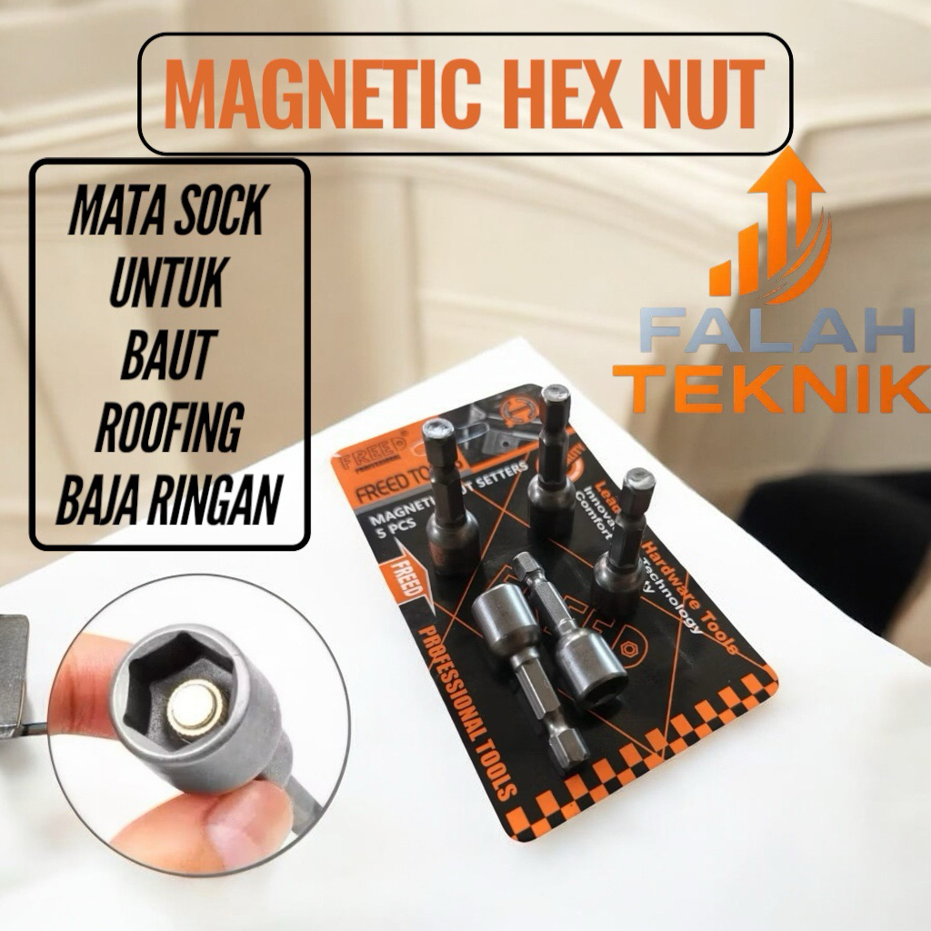 Jual FREED Mata Baut Rufing 8x42mm Mata Baut Roofing Untuk Pasang Baut ...