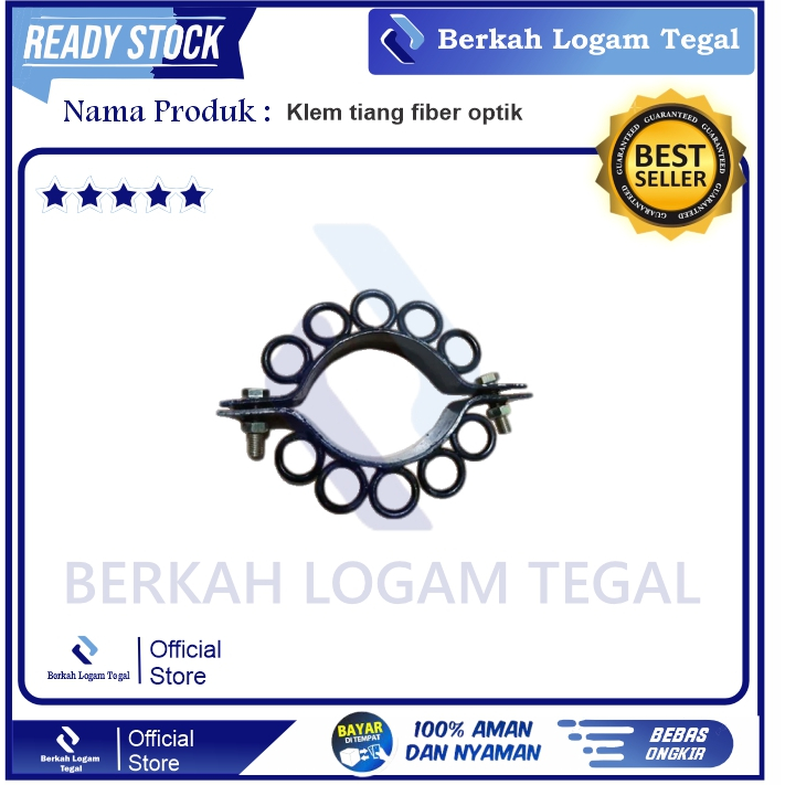 Jual Polestrap Telkom Akses / Klem Ring Cincin 5 Lubang / Clamp ring ...