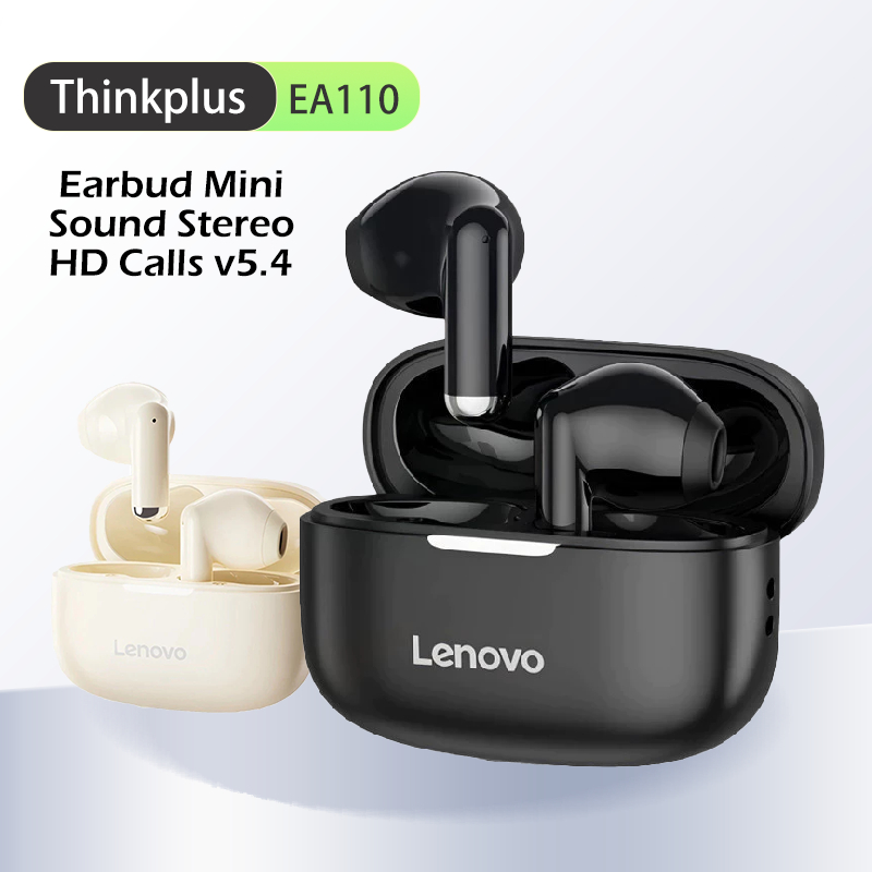 Jual Lenovo Thinkplus EA110 True Wireless Bluetooth Mini Earbuds Earphone TWS HD Sound Stereo ...