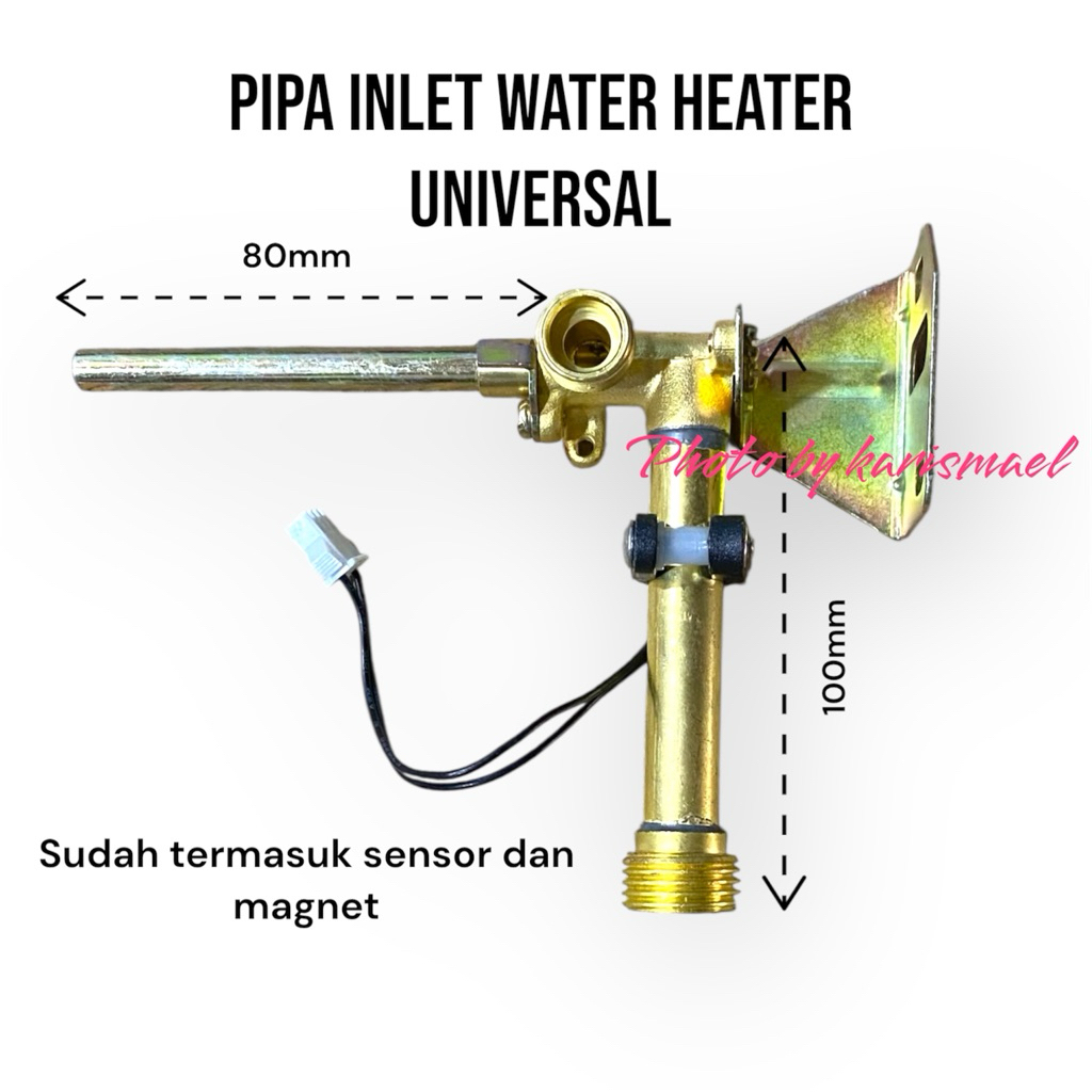 Jual Pipa Inlet Saluran Air Water Heater + Magnetic Switch /otomatis ...