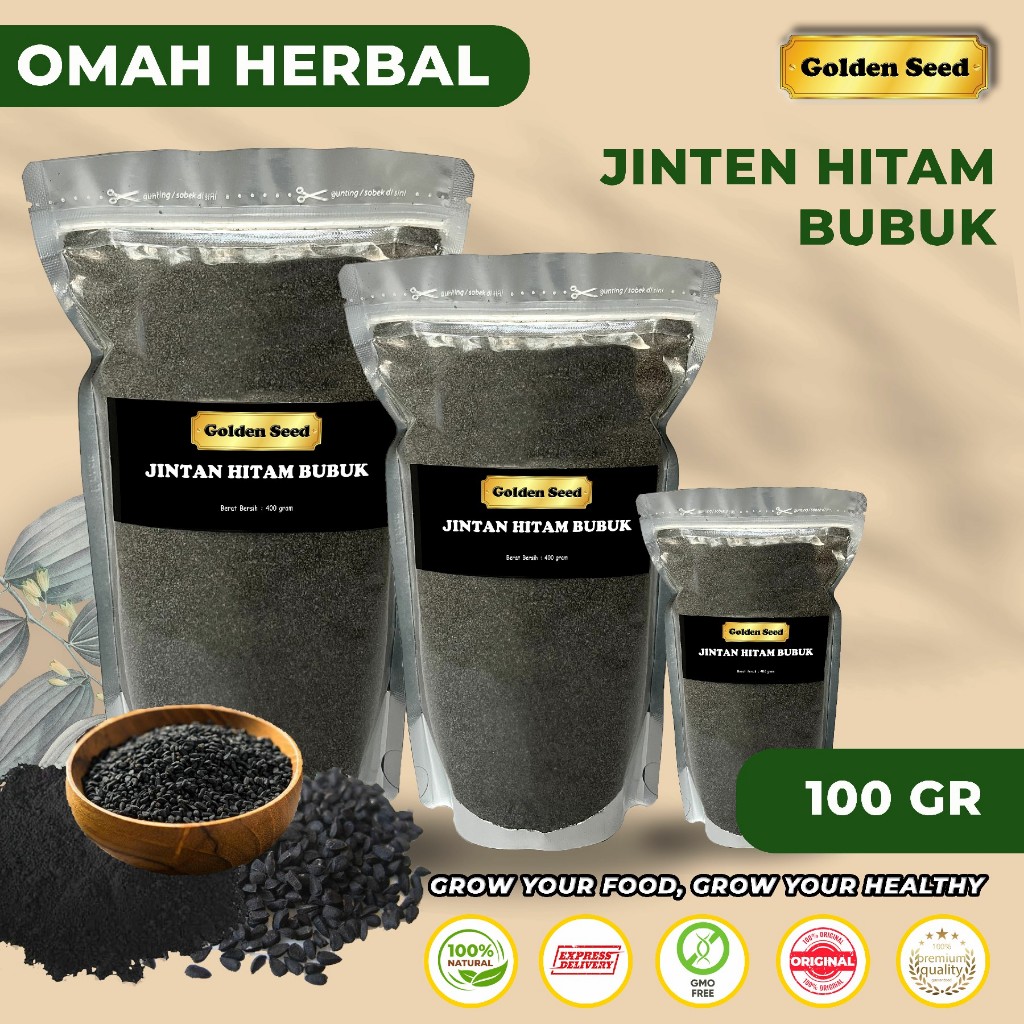 Jual BUBUK JINTAN HITAM 100 GRAM / HABATUSAUDA BUBUK 100 GR / JINTEN ...