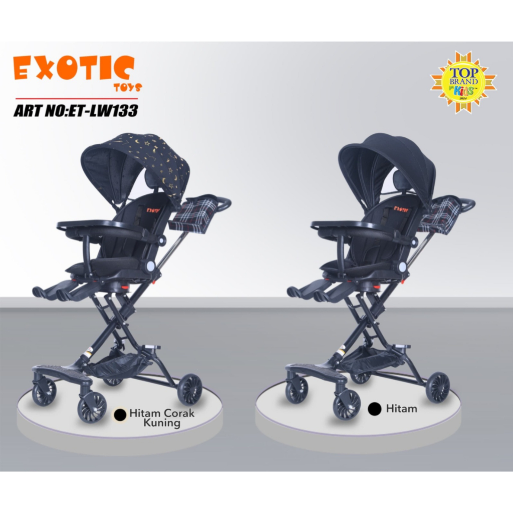 Jual Stroller Exotic Magic Stroller Exotic LW 133 Dudukan Bisa Rebah ...