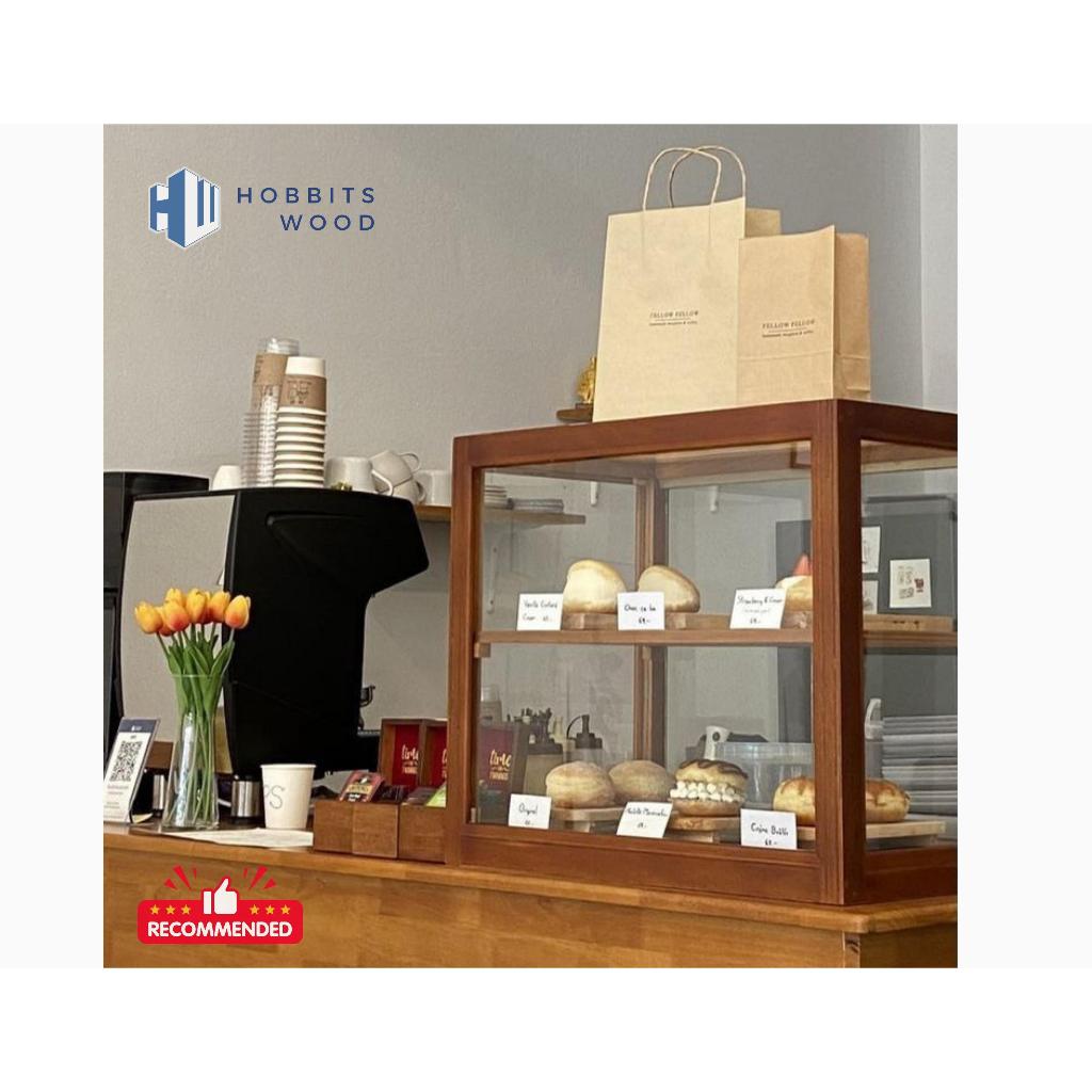Jual Etalase Kayu Minimalis untuk Display Cake, Pastry, Roti & Dessert ...