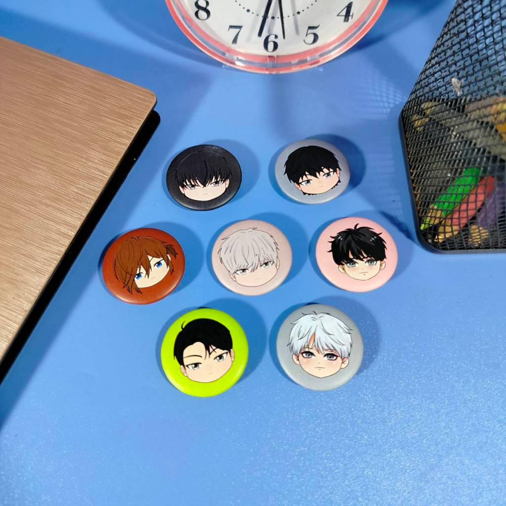 Jual Mini Size "32 x 32 mm" PIN Karakter Manhwa - PIN Peniti Bross ...